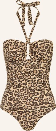 Zimmermann Neckholder-Badeanzug Wanderlust braun