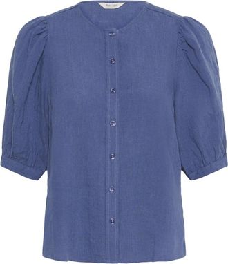 Part Two Femme, Blouses et Chemises, Bleu, Taille: 36 FR Blouses