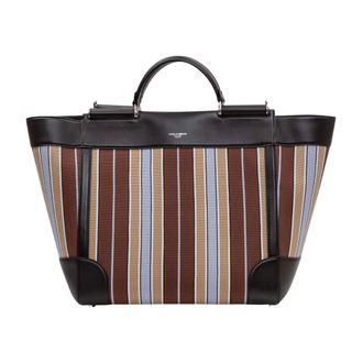 Dolce & Gabbana Homme, Sacs, Multicolore, Taille: ONE Size Sac &agrave; main Sicily en tissu jacquard