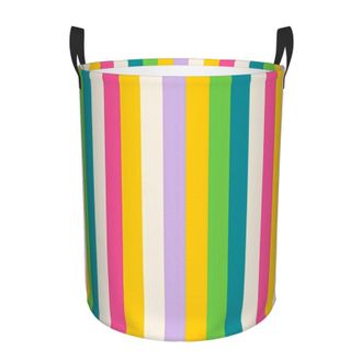 Generic Elegante Linie, Modern Und Schlicht W&auml;schekorb Rund W&auml;schek&ouml;rbe Stehender W&auml;schebeh&auml;lter F&uuml;r Decken Spielzeug W&auml;schesack