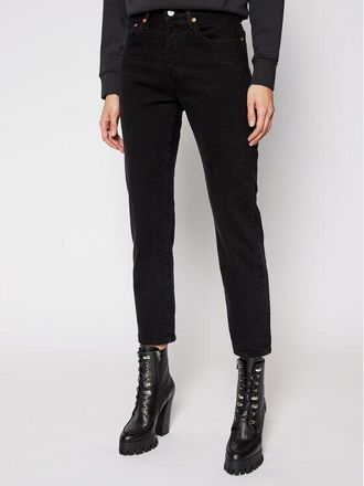Levi's Cropped Fit Jeans 501 Original 36200-0085 Schwarz Cropped Fit