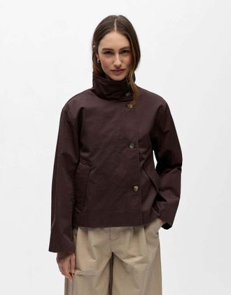 Object Jacke in Morchelbraun-Brown