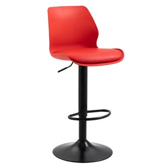 Generic Verstellbarer drehbarer Barhocker aus PU-Leder, armloser hydraulischer K&uuml;chenthekenstuhl mit extra H&ouml;he f&uuml;r Moderne K&uuml;cheninseln