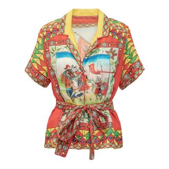Dolce & Gabbana Stilvolle Hemden - - Blouses & Shirts - Damen - Mehrfarbig - S