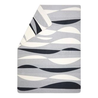 David Fussenegger Kuscheldecke Abstrakte Formen 150x200cm Flauschige Sofadecke aus Recycling-Baumwolle nachhaltig produziert &Ouml;koTex100 GRS Made in Austria FarbeFilz