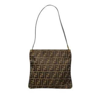Fendi Pre-owned Canvas Shoulder Bag - - Pre-owned - Damen - Braun - ONE SIZE