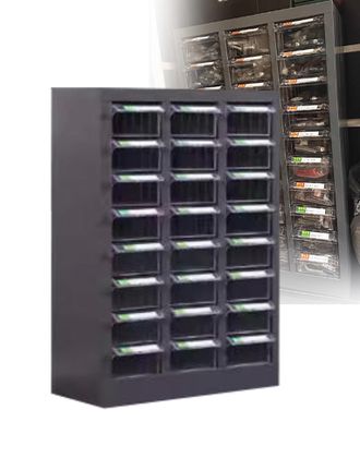 Generic Mittelgro&szlig;e Schubladen, industrieller Werkstatt-Schubladen-Teileschrank, Schrauben- und Hardware-Aufbewahrungsorganisator, Werkzeugsortierschrank, Pro