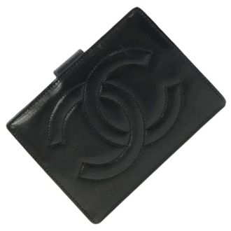 Chanel Portefeuille Bi-fold Pre-owned - Femme - Pre-owned - Noir - Taille: ONE Size