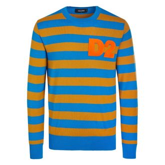 Dsquared2 Rundhals-Strickpullover - - Knitwear - Herren - Mehrfarbig - S