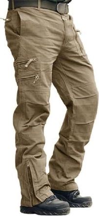 Generic Pantalon tactique pour homme - Pantalon cargo pour lext&eacute;rieur - Pantalon de travail ind&eacute;chirable - Pantalon dentra&icirc;nement en plein air avec plusieurs 