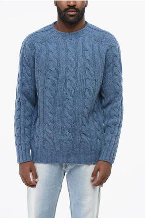 Howlin Cable-Knit Crewneck Sweater size Xl