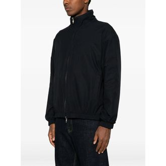 Umit Benan Mens Lightweight Jacket Phil Rever Blue Silk Outer
