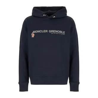 Moncler Homme, Sweatshirts et sweats &agrave; capuche, Bleu, Taille: XL Sweat &agrave; capuche