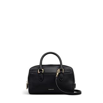 Radley London London Portland Way Mini fermeture &eacute;clair sur le dessus en cuir pour femme, Noir, S