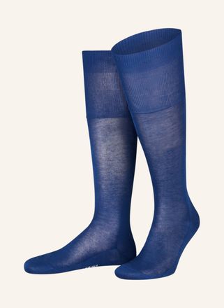 Falke Kniestr&uuml;mpfe Luxury No. 9 blau