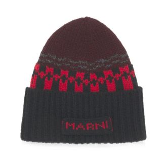 Marni Beanies - - Accessories - Herren - Rot - M