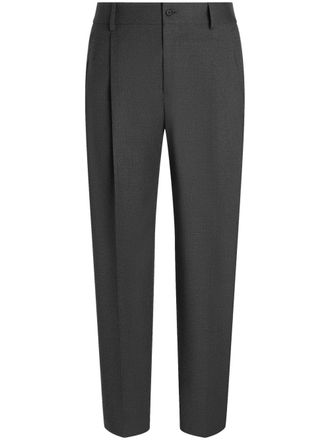 Dolce & Gabbana pantalon de costume en coton - Gris