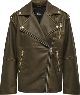 Only Female Kunstlederjacke ONLMONTANA Kunstlederjacke