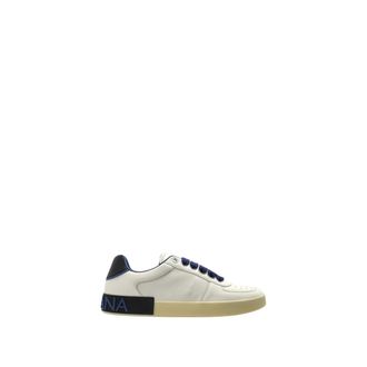 Dolce & Gabbana Homme, Chaussures, Blanc, Taille: 42 EU Baskets