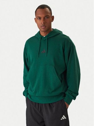 adidas Sweatshirt Essentials Feel Cozy JE3841 Gr&uuml;n Regular Fit