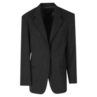 Federica Tosi Blazer Monopetto Frescolana - - Jackets - Damen - Grau - M