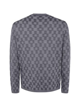 Emporio Armani Wool Crewneck Sweater - Grey