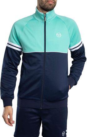 Sergio Tacchini Herren Orion-Trainingsjacke, Pool Blue/Maritime Blue/White, XXL