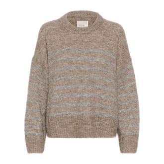 Part Two Rundhals-Strickware - - Knitwear - Damen - Mehrfarbig - L