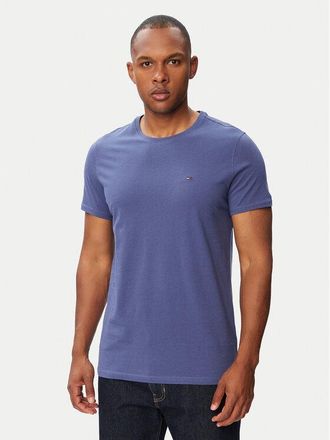 Tommy Jeans T-Shirt Jersey DM0DM04411 Blau Slim Fit