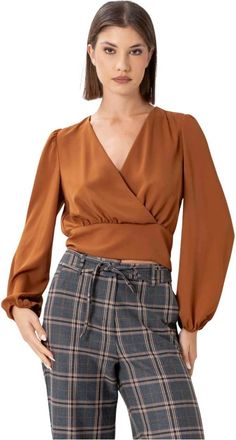 Kocca Femme, Blouses et Chemises, Brun, Taille: 36 FR Wadynx Blouse