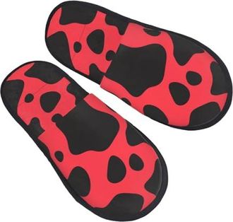 Generic Vache Homme Femme Chaussures De Maison L&eacute;g&egrave;res Pantoufles Peluche Chaussons Pour Hiver Maison Automne M