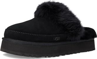 UGG Pantoufles Disquette Chalet Femme, noir, 38 EU