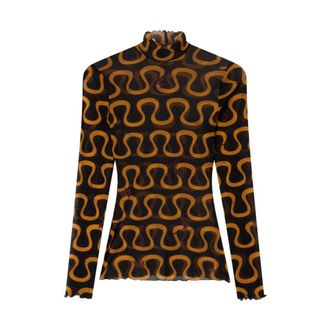 Pucci Langarmshirt - - Tops - Damen - Mehrfarbig - S