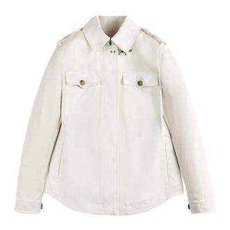 Fay Femme, Vestes, Blanc, Taille: 42 FR Veste Chemise Boutonn&eacute;e
