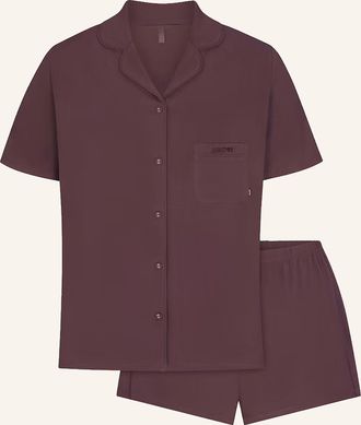 SKIMS Skims Shorty-Schlafanzug Skims Sleep braun