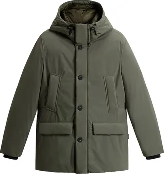 Woolrich Hooded Button-fastening Padded Jacket
