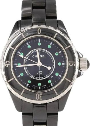 Chanel unisex, Pre-owned, Noir, Taille: ONE Size Montre J12 en c&eacute;ramique doccasion