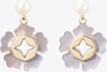 Tory Burch Forget Me Not Ohrh&auml;nger mit Perle