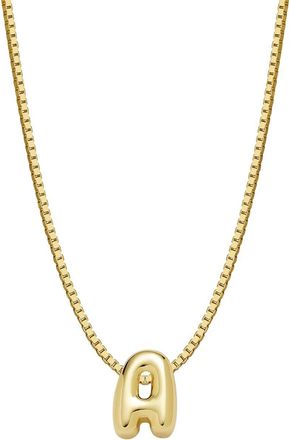 Glanzst&uuml;cke M&uuml;nchen Halskette - Sterling Silber Halskette Buchstabe A - Gr. unisize - in Gold - f&uuml;r Damen