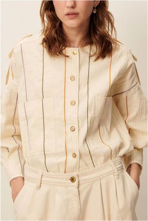 Sessun Veste Coton et Lin Calancas Sess&ugrave;n