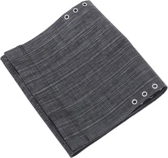 Lurrose Ersatzbezug f&uuml;r Liegestuhl Breit Schwarz Strapazierf&auml;higer Outdoor Stoff Reparaturf&auml;higer Patio bezug f&uuml;r Strand Garten und Camping Atmungsaktives Mat