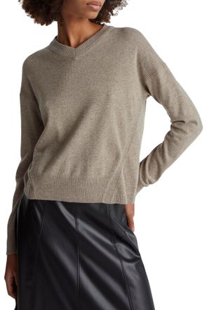 Benetton Damen Maglia Scollo V M/L 102hd4032 Pullover, braun, M