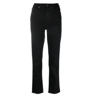 3x1 Jean Droit Taille Haute - Femme - Jeans - Noir - Taille: W26