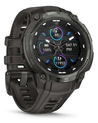 Garmin Instinct Crossover AMOLED Anthrazitgrau Herrenuhr 010-03398-00