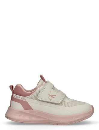 Calvin Klein Sneakers Mit Klettverschluss F&uuml;r Kleinkinder Und Kinder - Off White/nude - M&auml;dchen - 21