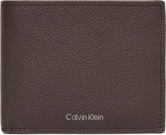 Calvin Klein Geldbörse Calvin Klein Foil Emboss Ew Bill Fold LV04D1062G Braun