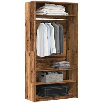 vidaXL Vidaxl - Garde-robe vieux bois 100x50x200 cm bois ding&eacute;nierie