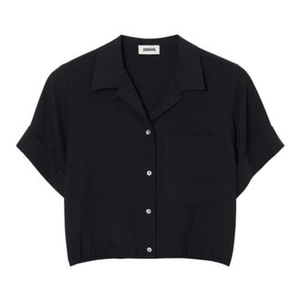 Zenggi Zenggi, Damen, Blusen & Hemden, Schwarzk, LGr&ouml;&szlig;e