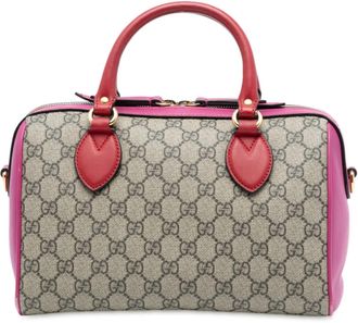 Gucci Hobo Bags - Small GG Supreme Satchel - Gr. unisize - in Braun - f&uuml;r Damen