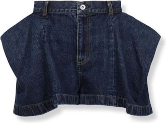 sacai Femme, Shorts, Bleu, Taille: 40 FR Denim Shorts